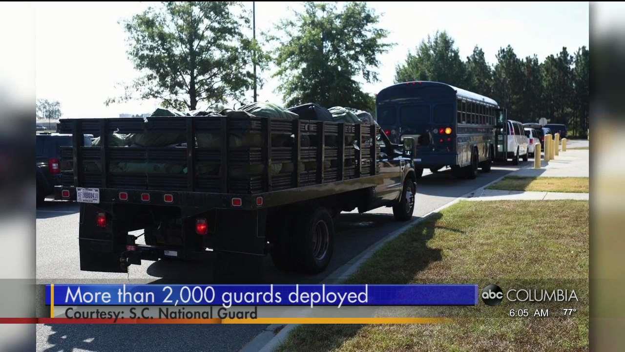 Florence Update from SC EMD- Guard Members at the Ready - ABC Columbia