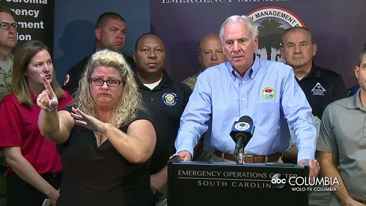SC Governor "Get off the roads as Florence Moves in" - ABC Columbia