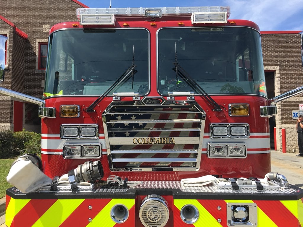 Columbia Fire Department unveils new service engine - ABC Columbia