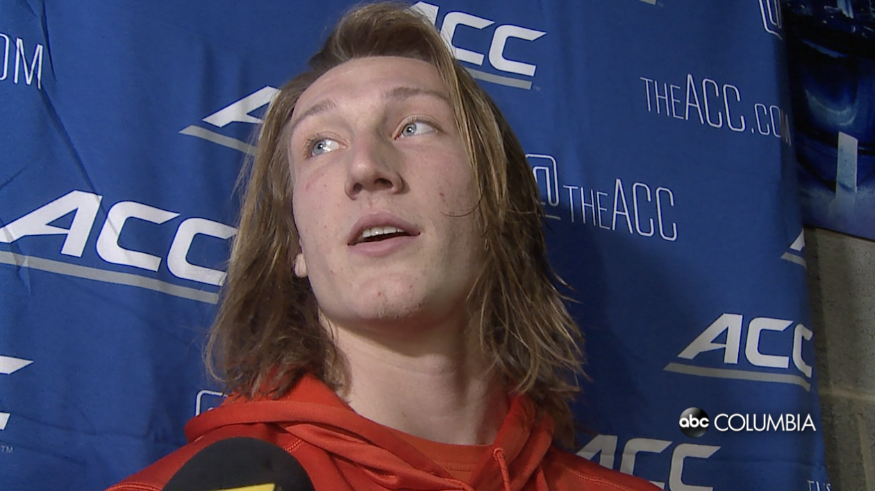 WATCH: Trevor Lawrence, Travis Etienne, and John Simpson discuss ACC ...