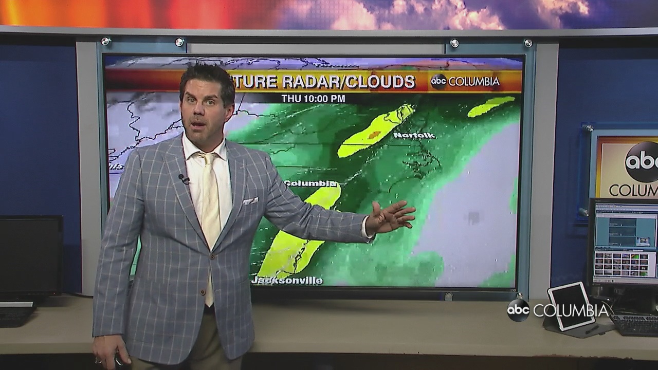 Today's midday weather forecast - ABC Columbia