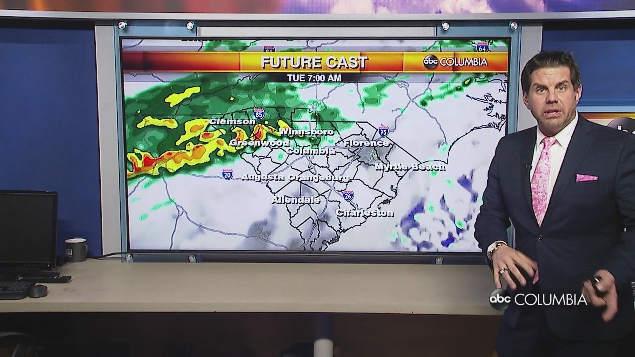 Today's midday weather forecast - ABC Columbia