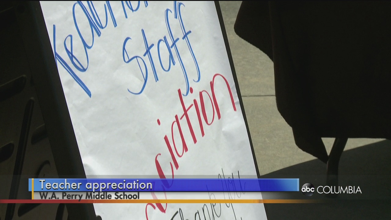W.A. Perry Middle School holds drive-through teacher appreciation ...