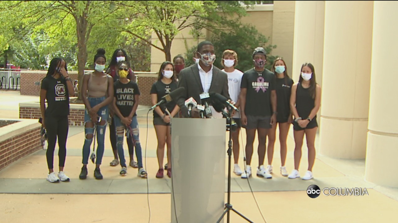 Former, current Gamecock student athletes call on UofSC to take Strom ...