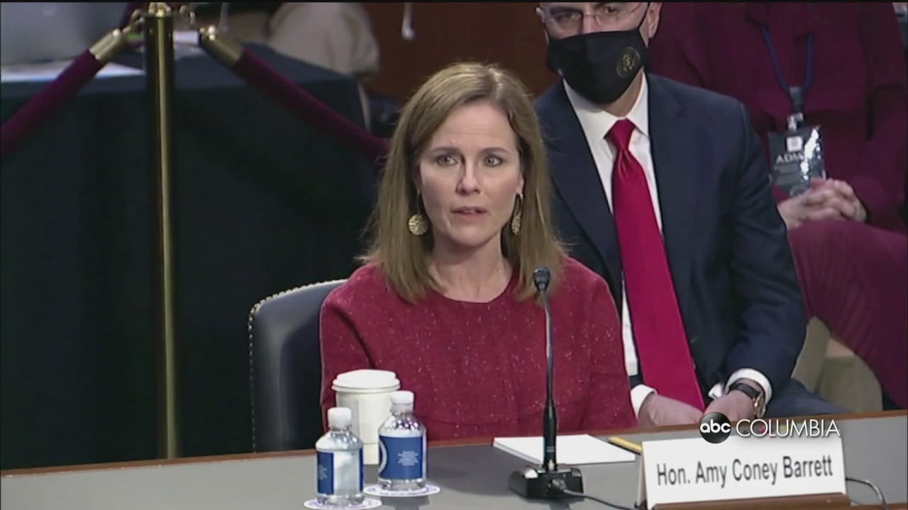 Judge Amy Coney Barrett endures final day of Supreme Court confirmation ...