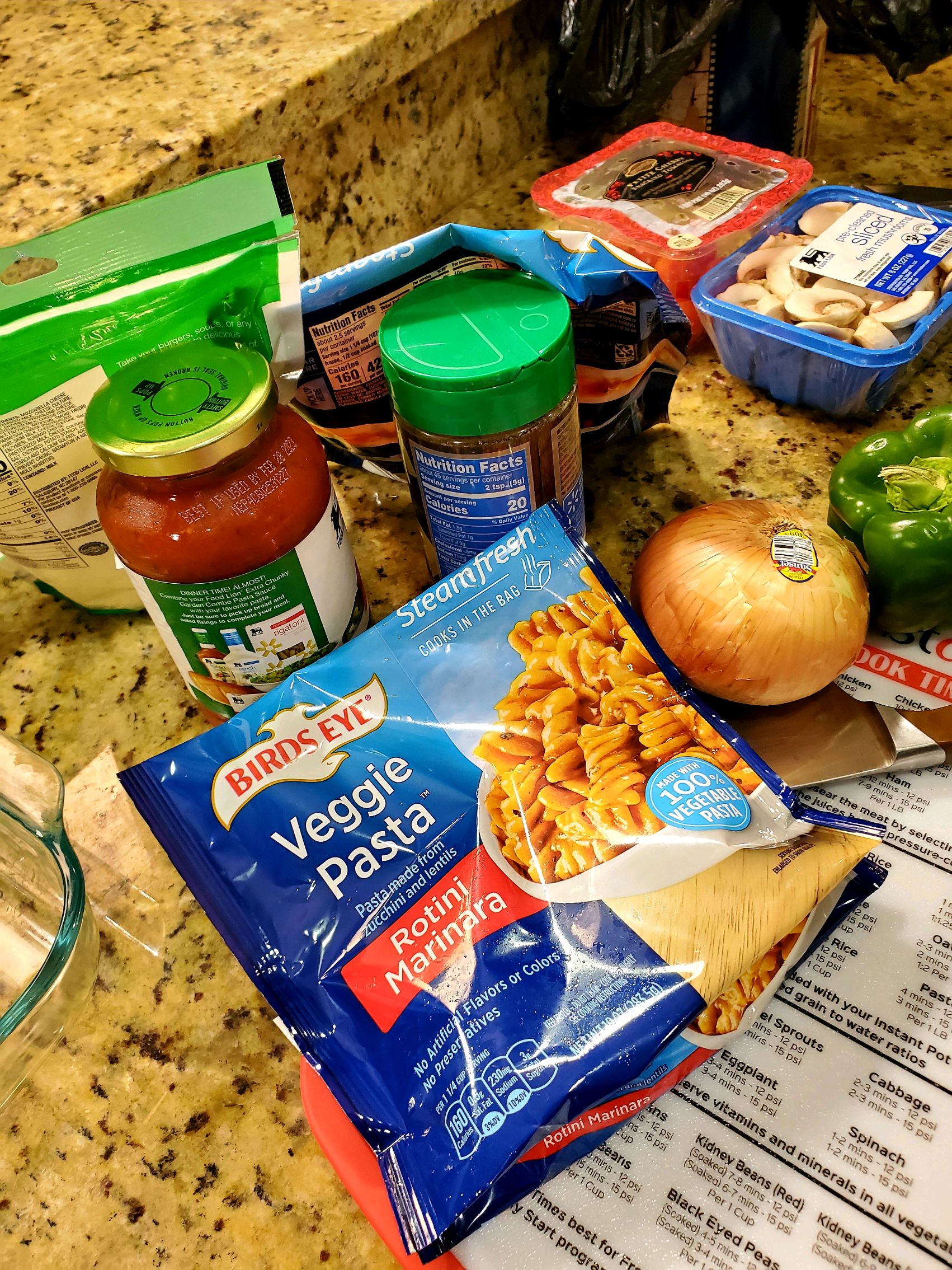 Tyler Ryan and Mary Ann Keim put together a family size meal on a ...