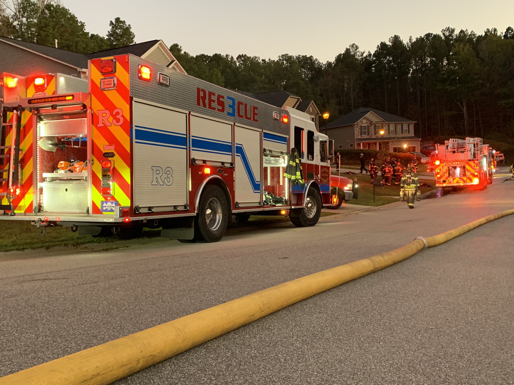 No one injured after house fire on Blythe Creek Drive in Blythewood