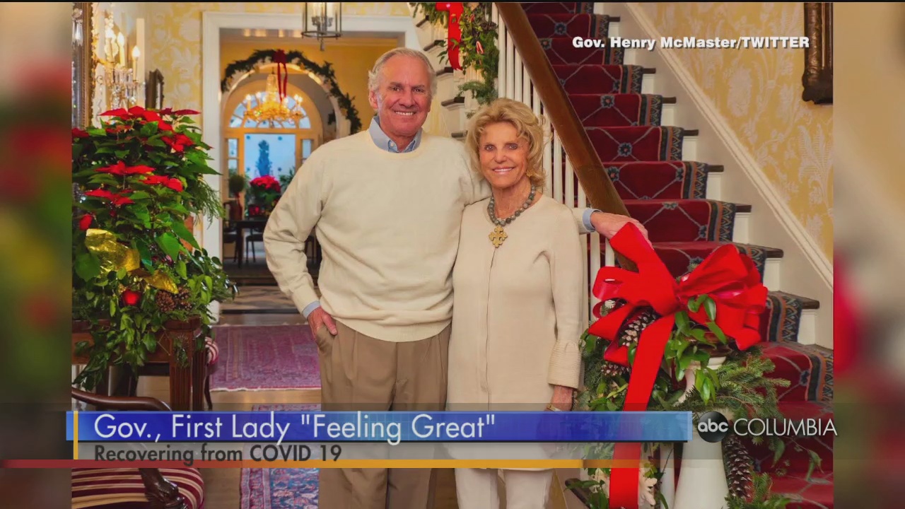 Governor, first lady both reportedly feeling great as they recover from ...