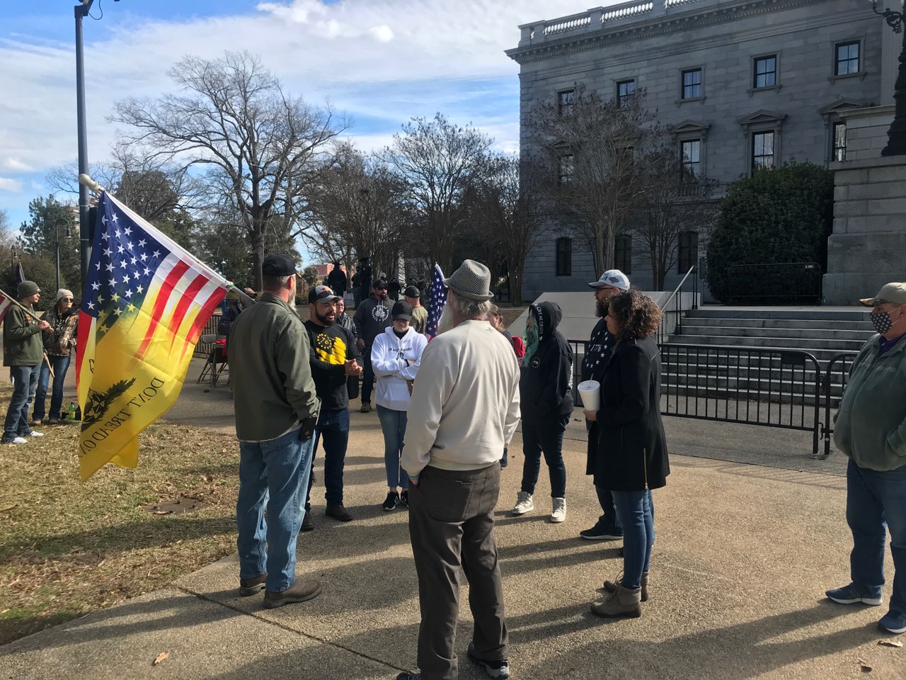 "Freedom of Speech" rally takes place at state house amid heightened ...