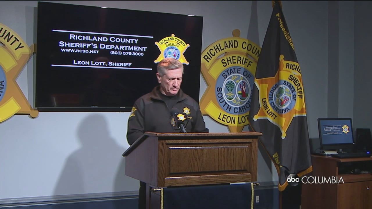Richland Co. Sheriff Leon Lott holds press conference to address 2020 ...