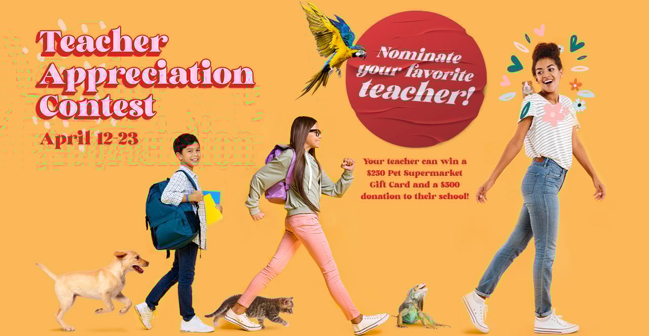 Pet Supermarket wants to honor teachers using pets in class through ...