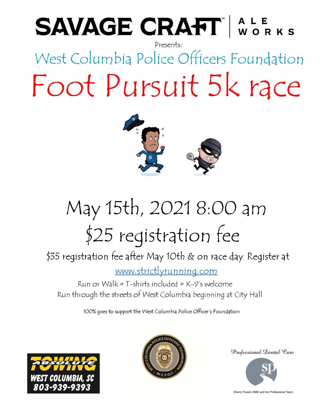 Support National Police Week by running in the 5k Foot Pursuit race ...