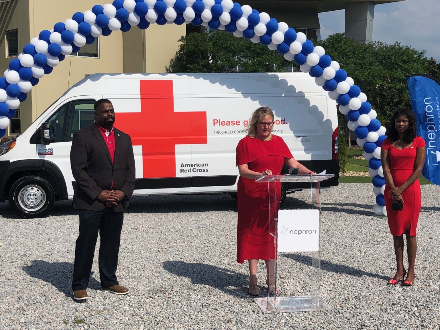 Nephron Pharmaceuticals donates new vehicle to the Red Cross - ABC Columbia