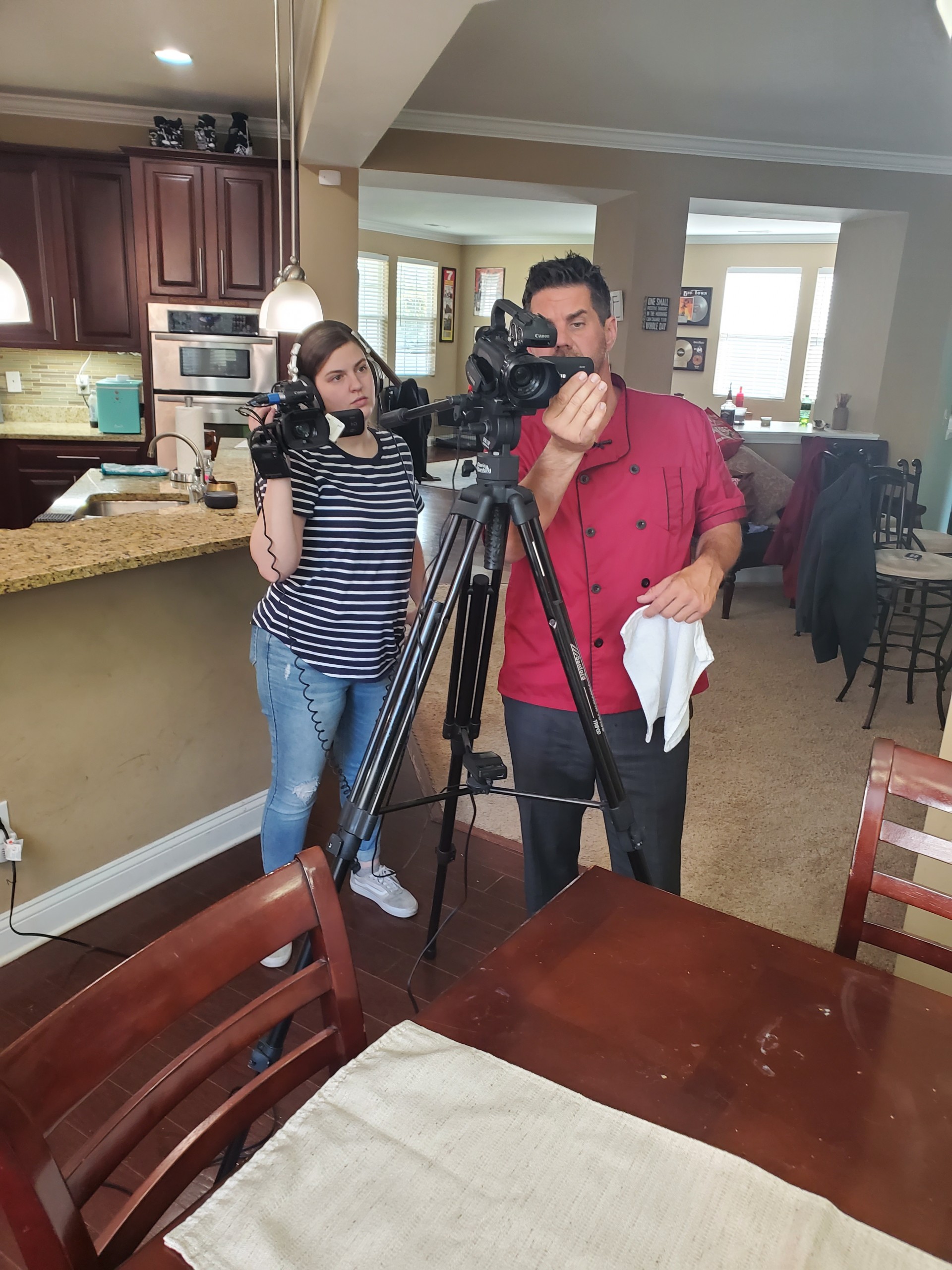 Tyler Ryan and Mary Ann Keim share a simple dish to feed the family