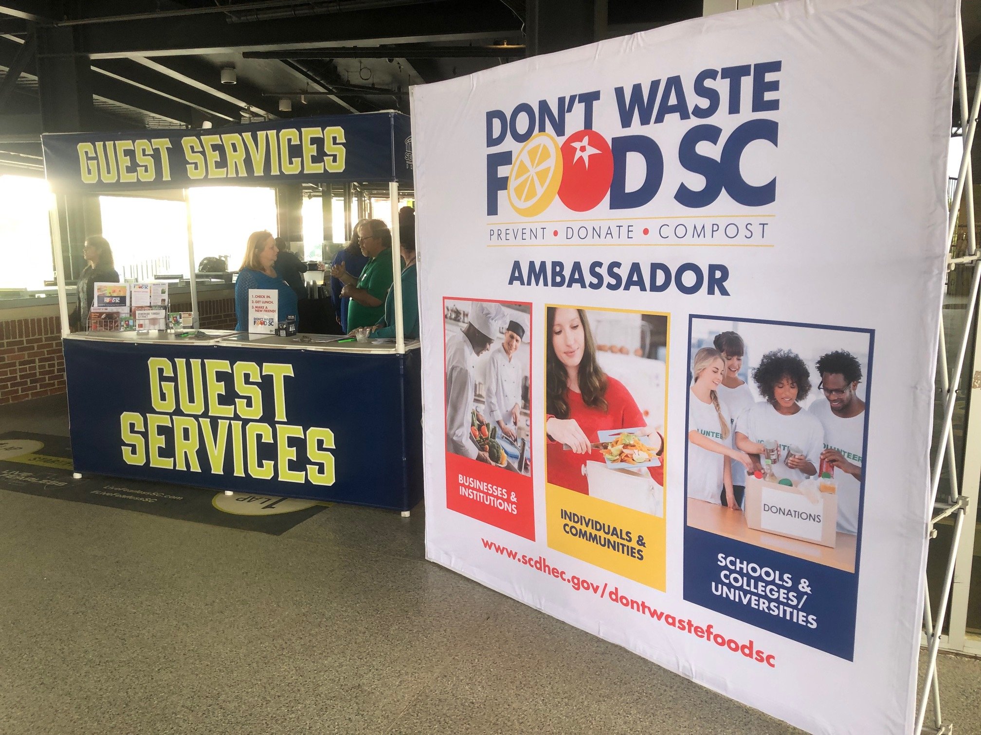 DHEC hosts "Don't Waste Food SC Ambassador Day" at Segra Park - ABC ...