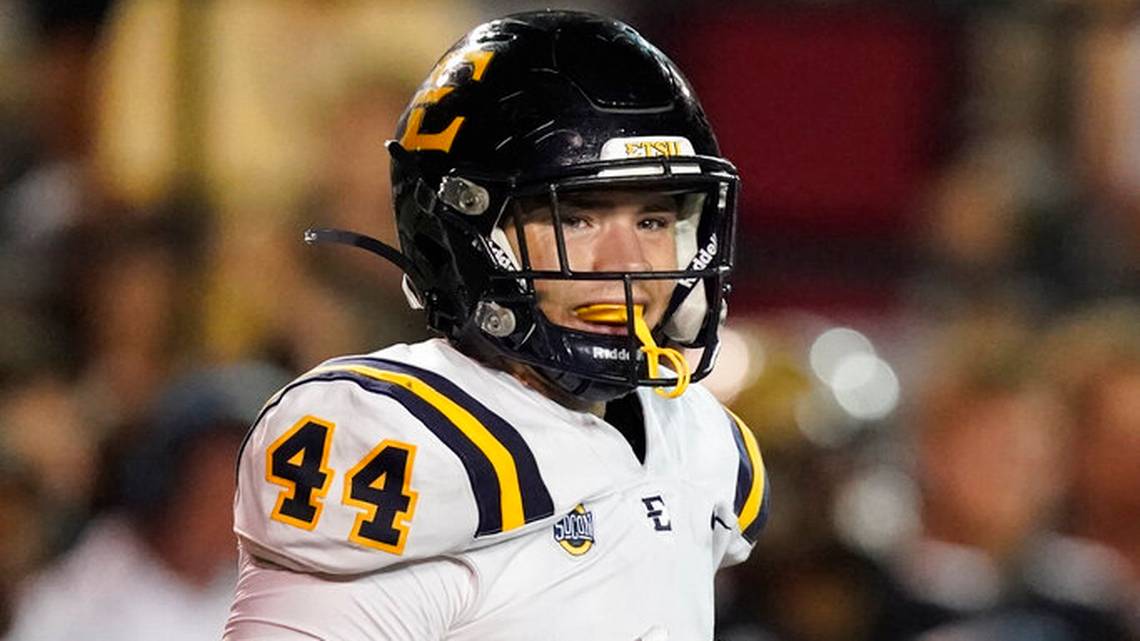 Gamecocks land ETSU tight end transfer Nate Adkins - ABC Columbia