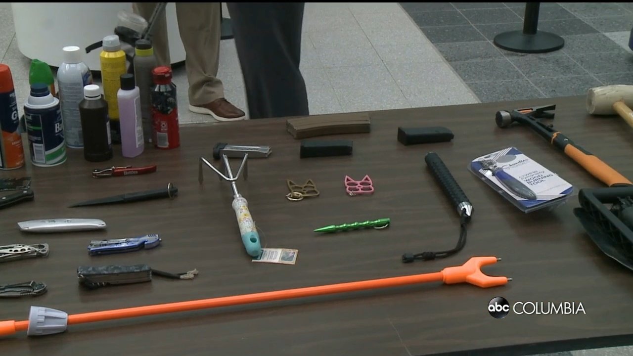 TSA reminds passengers of prohibited carry-on items - ABC Columbia