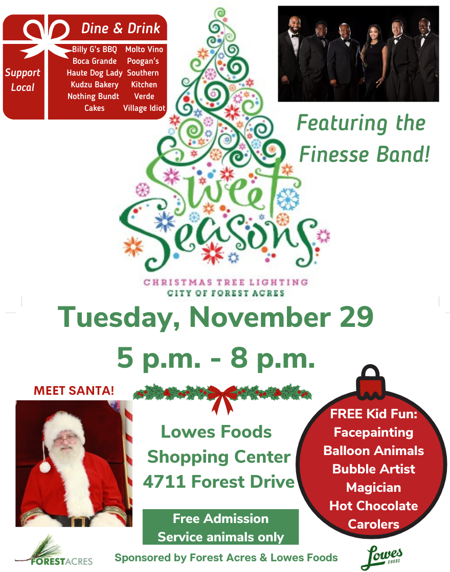 City of Forest Acres to host annual tree-lighting event tomorrow - ABC ...