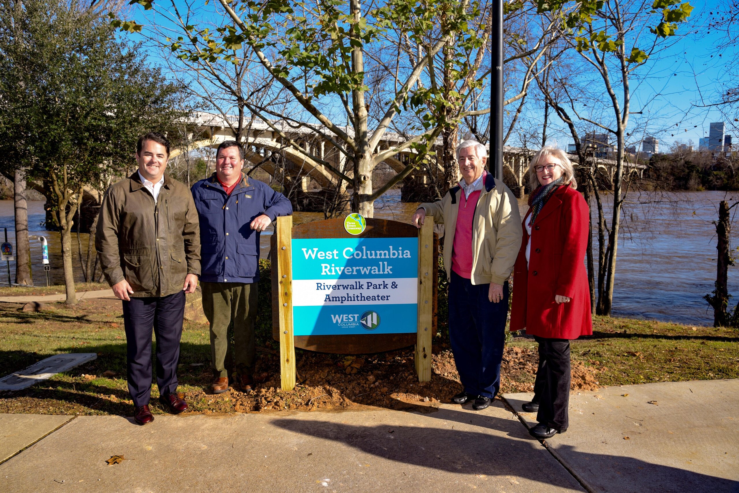 West Columbia Riverwalk Sign - ABC Columbia