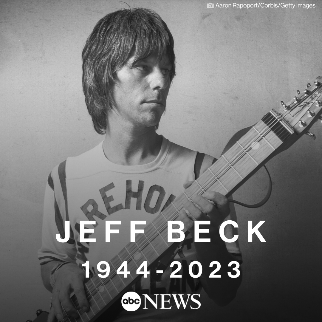 Musician Jeff Beck dies suddenly of meningitis - ABC Columbia