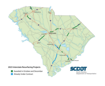 SCDOT begins resurfacing work on SC interstate highways - ABC Columbia