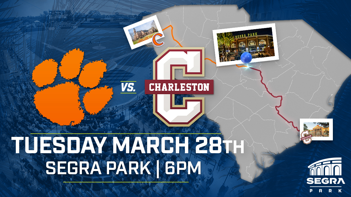 Segra Park to host Clemson and College of Charleston - ABC Columbia