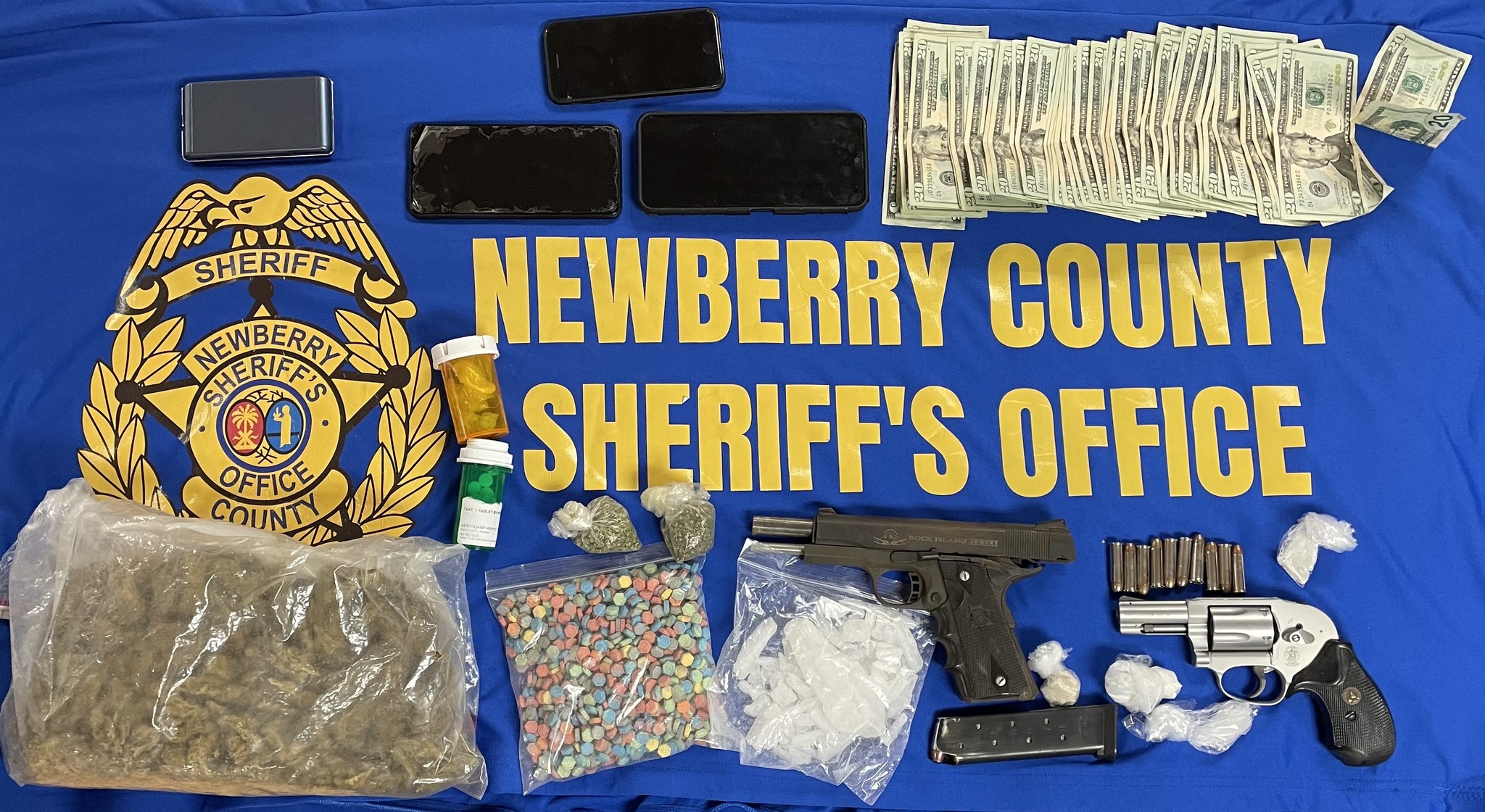 Newberry Sheriffs Office Arrest Two Men On Multiple Drug Weapon