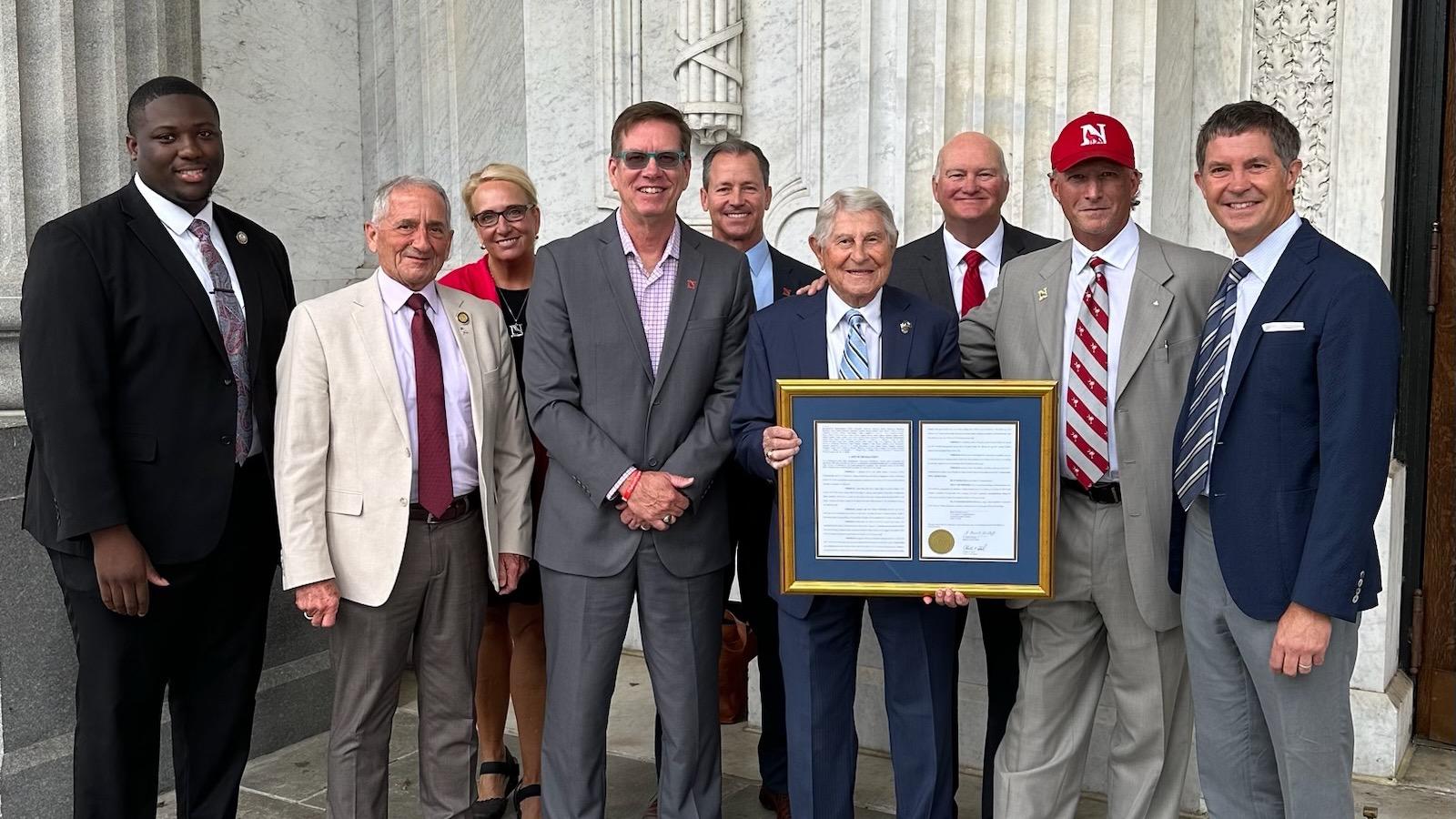 Newberry football, men’s golf teams honored at State House - ABC Columbia