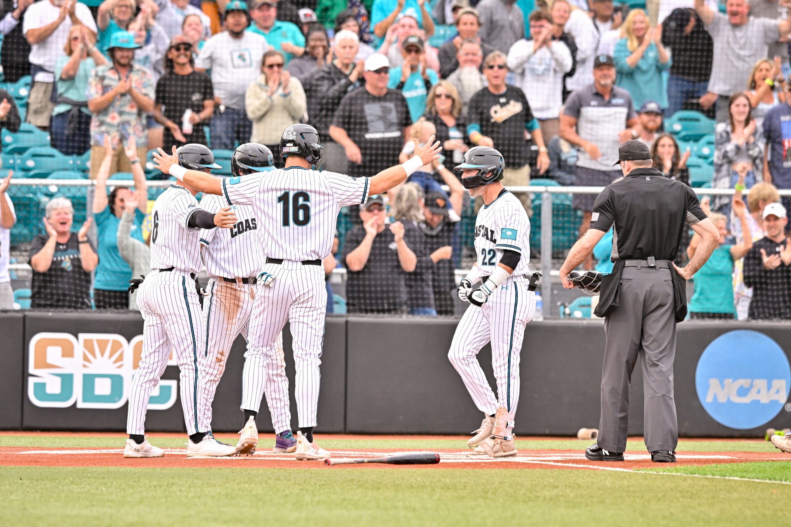 Bodine, Bender deliver big hits for Coastal Carolina in 8-6 stay-alive ...