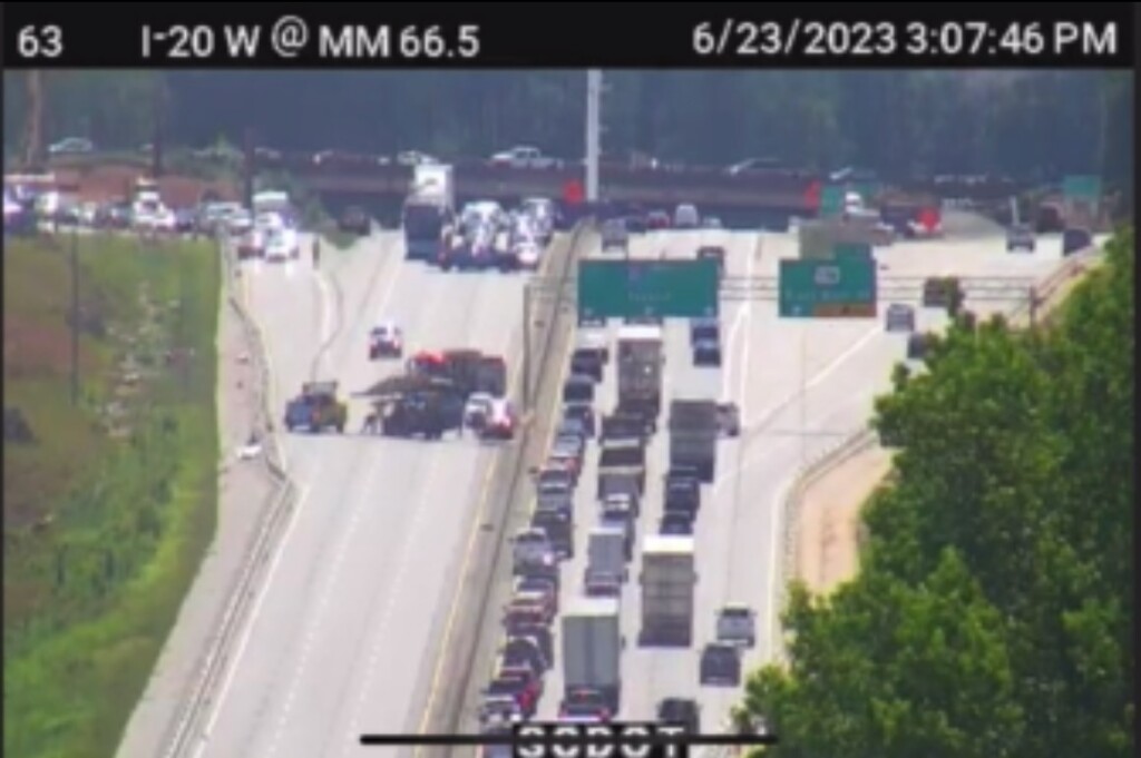 Lanes reopen after I-20 crash - ABC Columbia