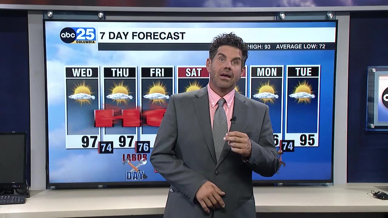 Tyler Ryan's Wednesday morning forecast