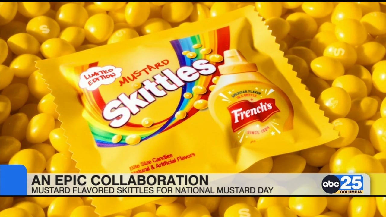 Mustard flavored Skittles to be released for National Mustard Day - ABC ...