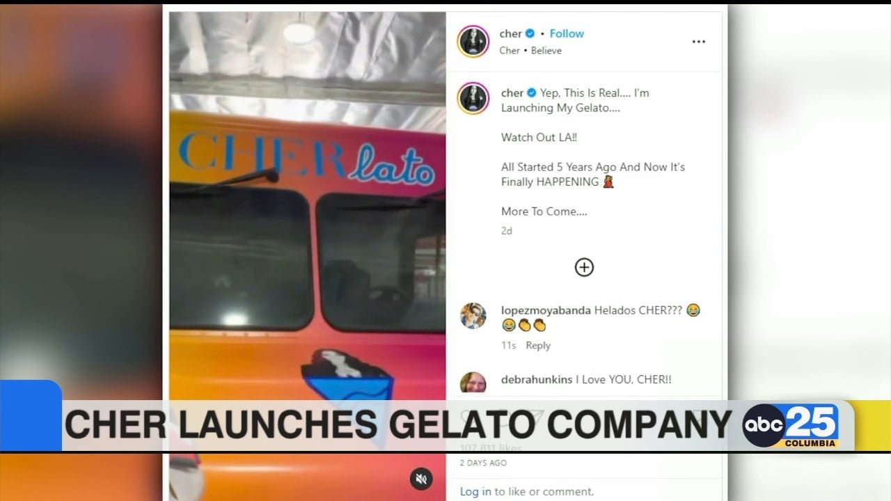 Cher launches gelato company “Cherlato” - ABC Columbia