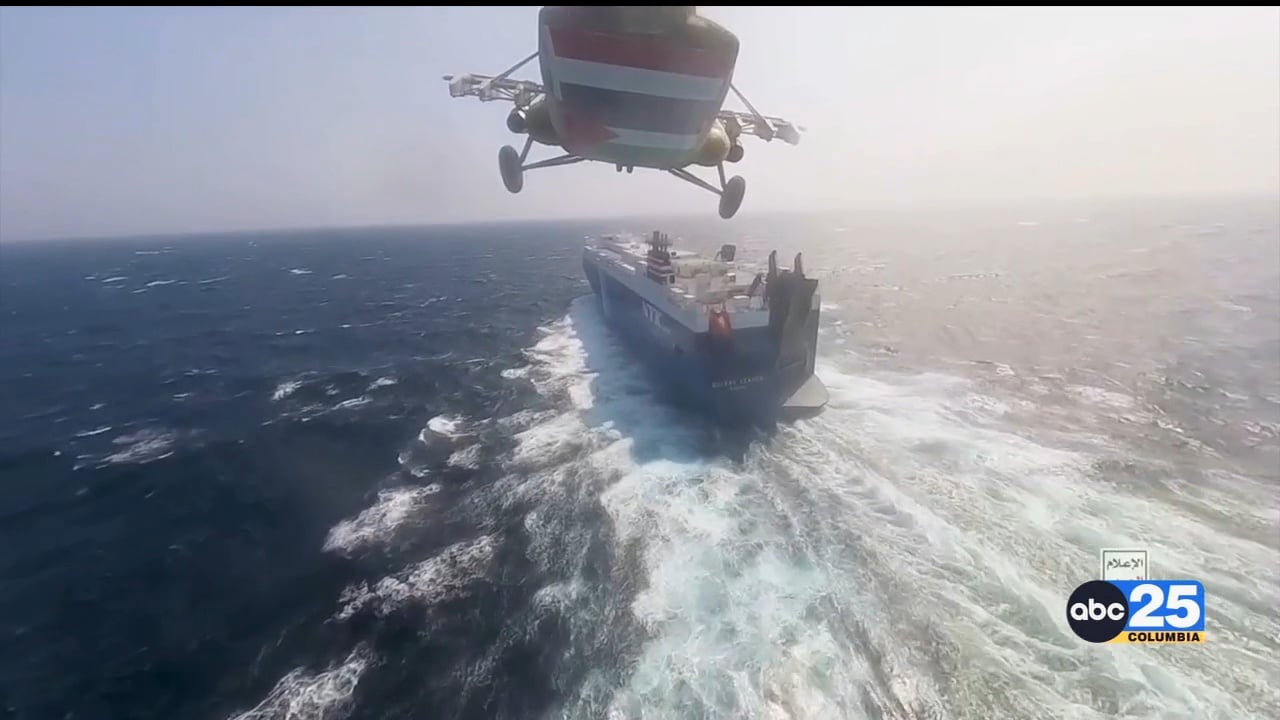 Rebels seize Israeli linked cargo ship taking crew members hostage ...