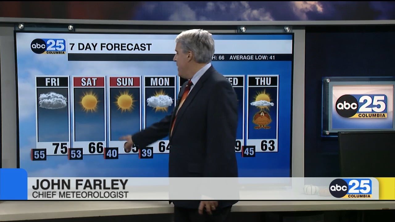 7 Day Forecast from ABC COLUMBIA NEWS - ABC Columbia