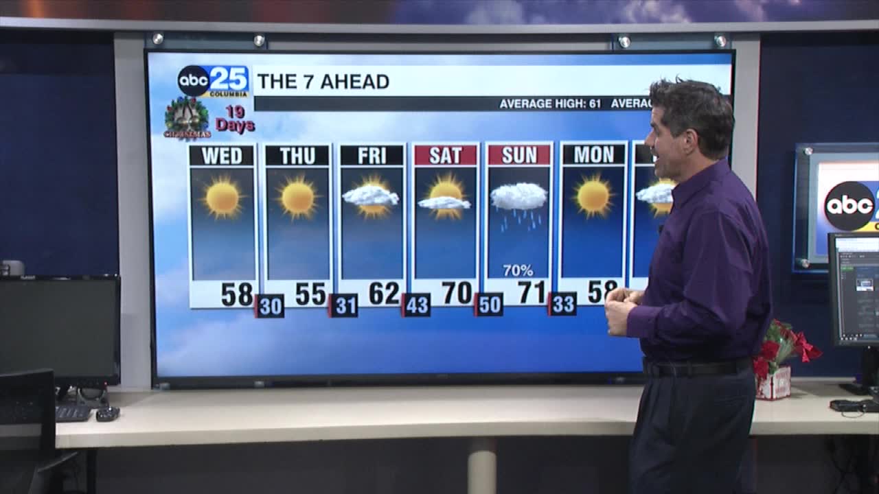 Tyler Ryan's Wednesday morning forecast