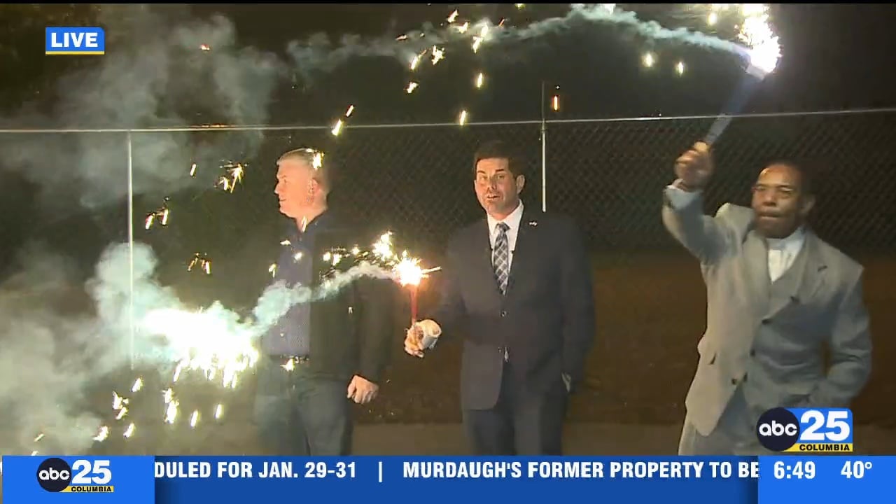 Tyler Ryan learns about fireworks safety