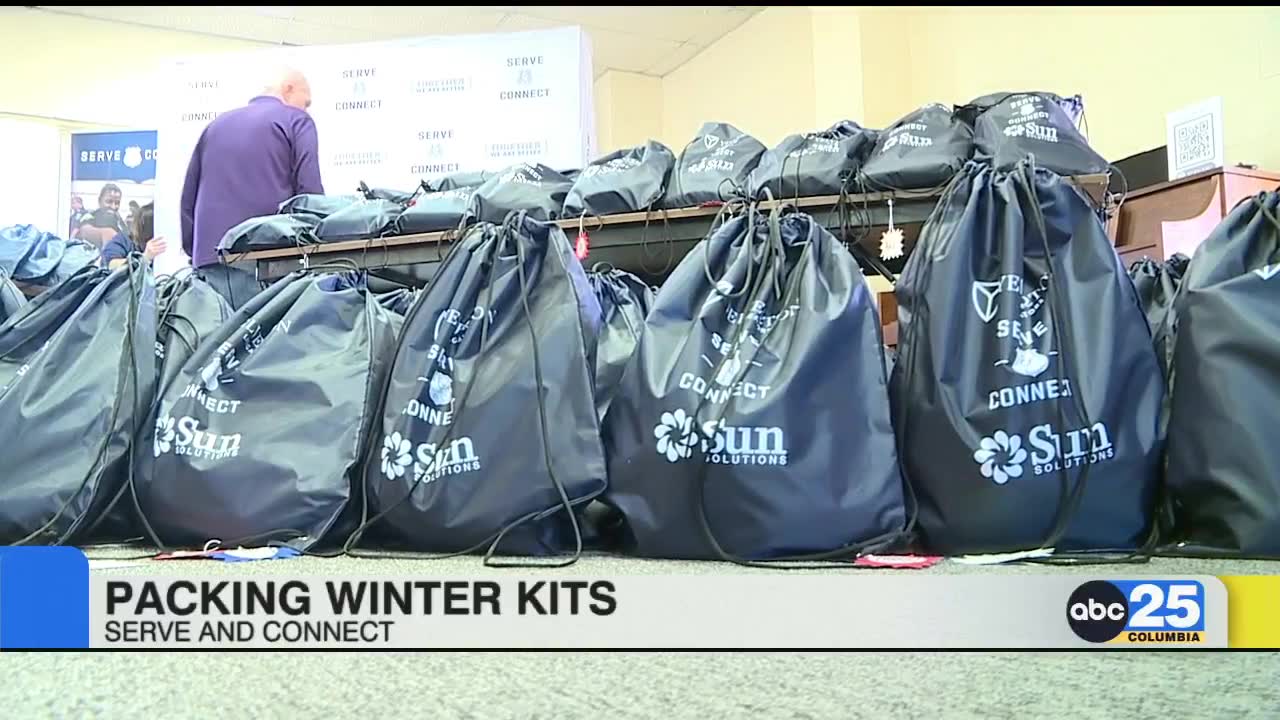 Officers pack winter kits for South Carolina communities - ABC Columbia