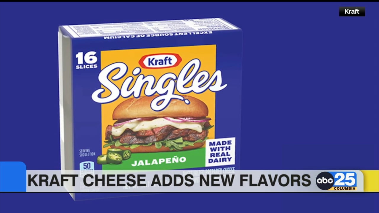 Kraft Singles is coming out with new cheese slice flavors for the first ...