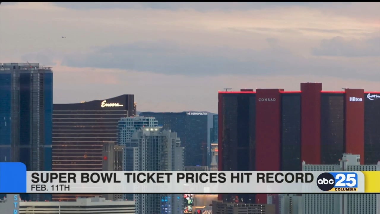 Super bowl ticket prices hit record - ABC Columbia