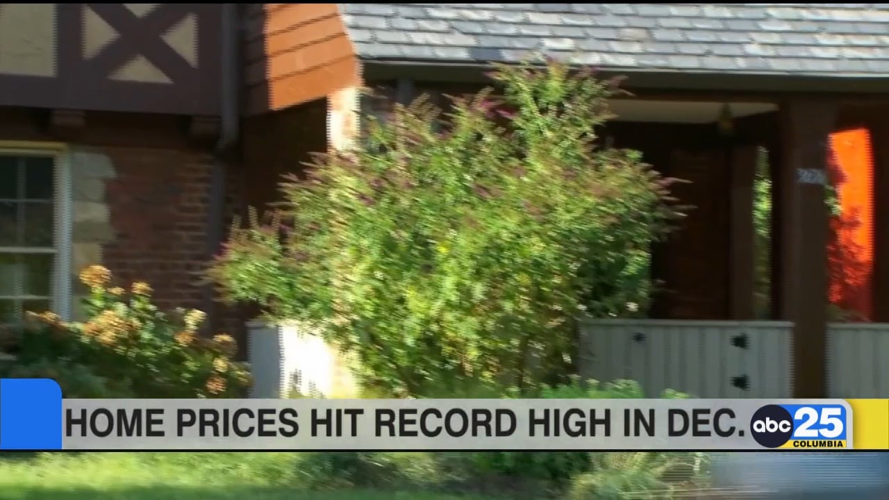 Home prices hit record high in December - ABC Columbia