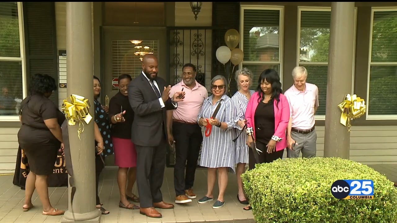 Historic Huffman House reopens with office spaces for small business ...