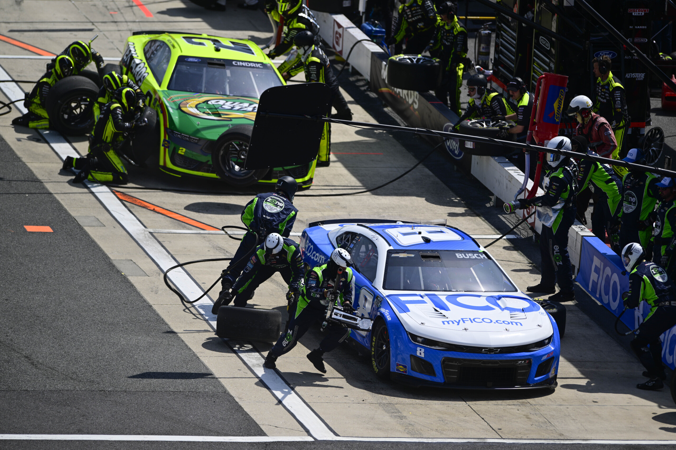 Kyle Busch Austin Cindric - ABC Columbia