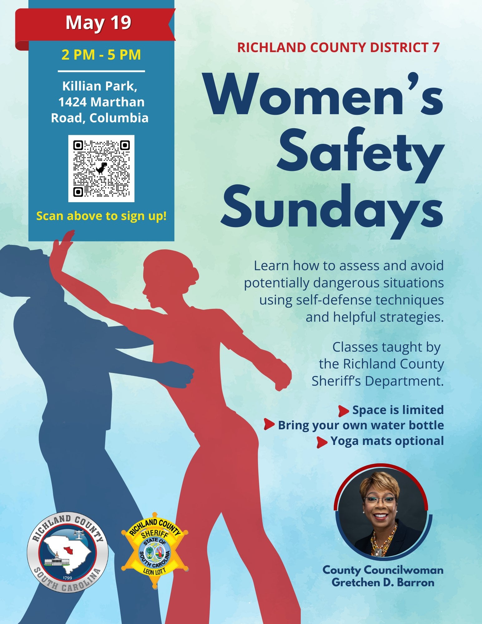 Richland County women's safety class flyer - ABC Columbia