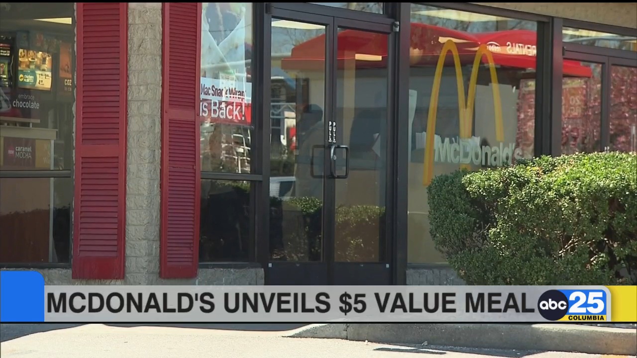 McDonald's unveils $5 value meal amid inflation - ABC Columbia