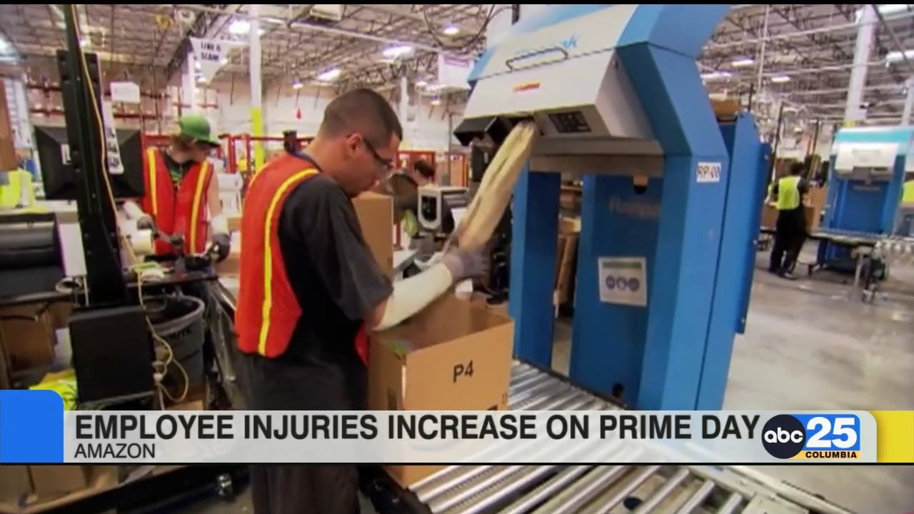Employee injuries increase on Prime Day - ABC Columbia