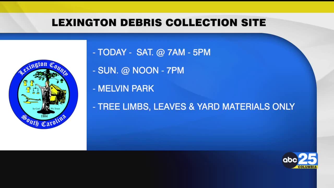 Lexington County opens new Debris Collection site for Helene debris ...
