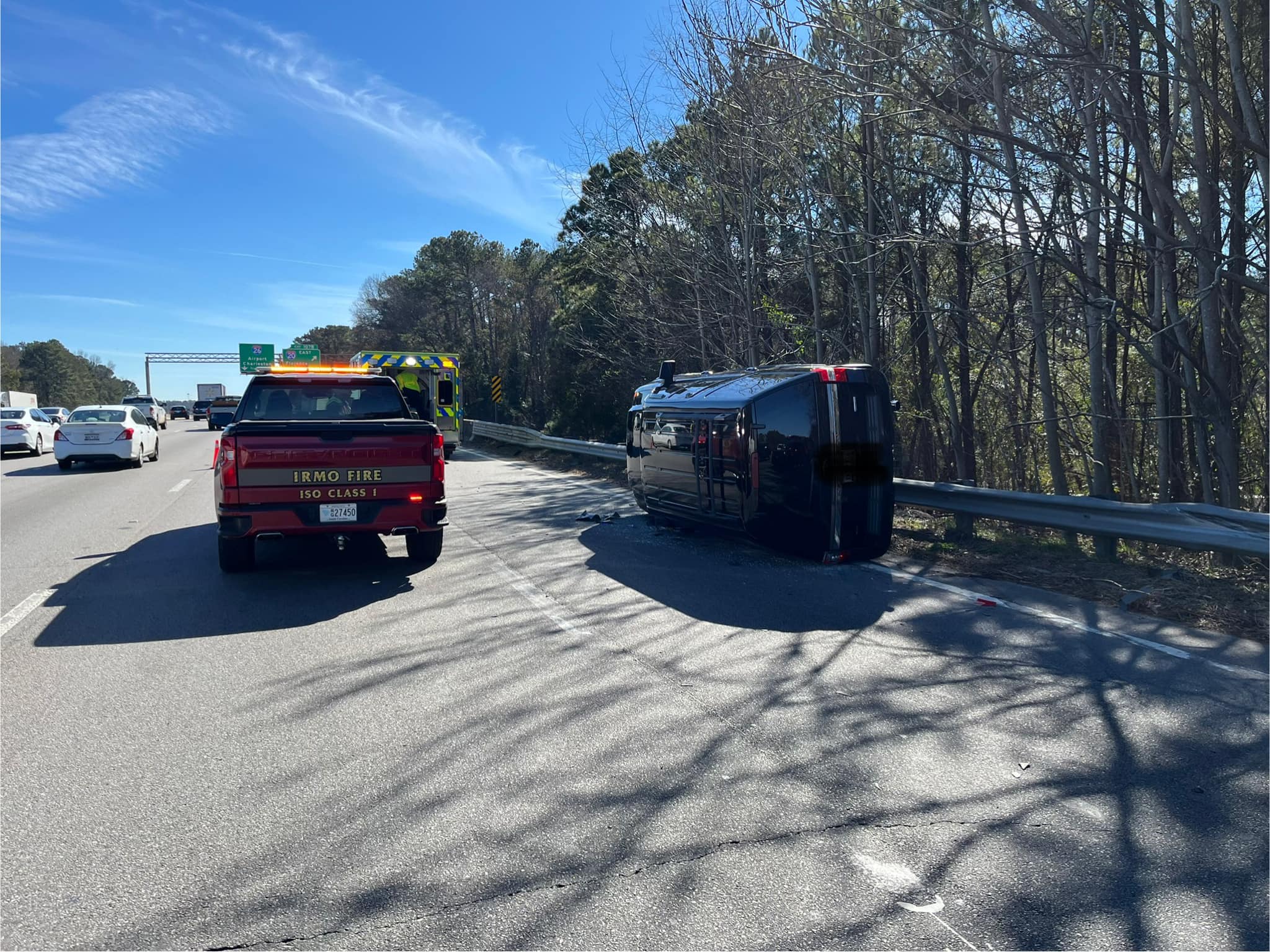Multiple lanes blocked on I-26 after incident, say Irmo Fire - ABC Columbia