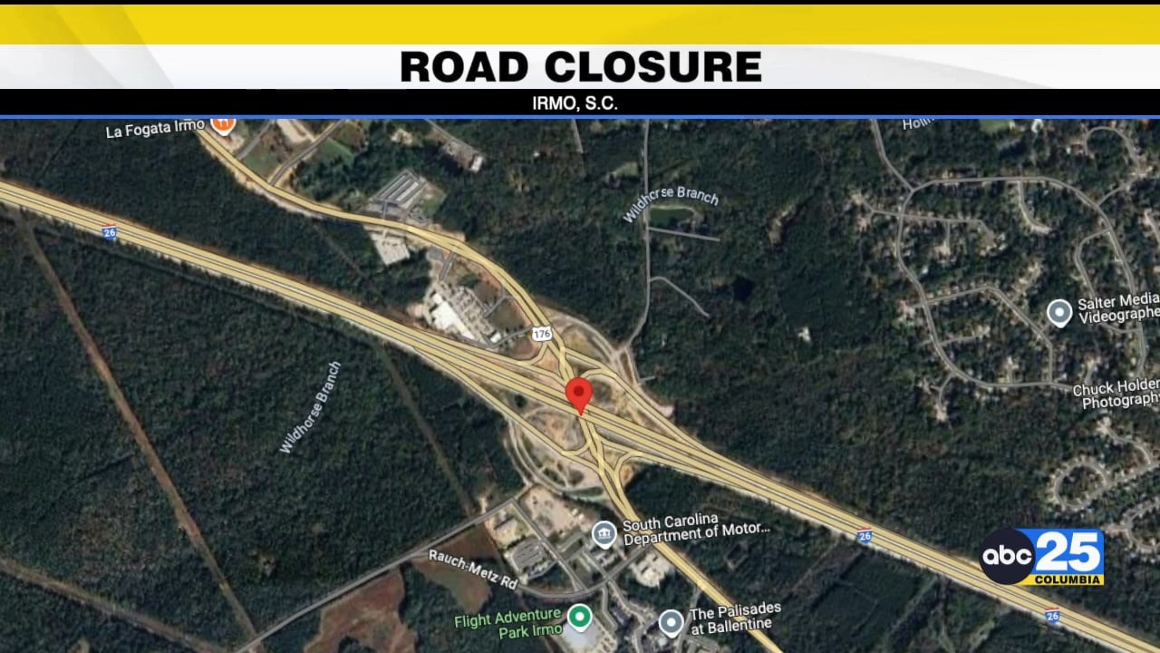 SCDOT: Road closure in Irmo - ABC Columbia