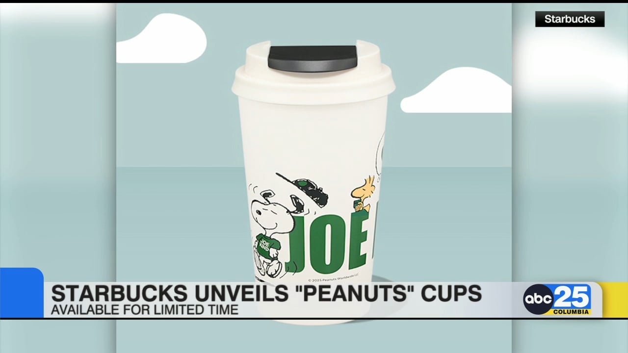 Starbucks unveils "Peanuts" cups - ABC Columbia